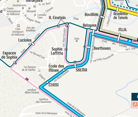 Alertes Perturbations sur le Réseau Envibus à Sophia Antipolis - Envibus